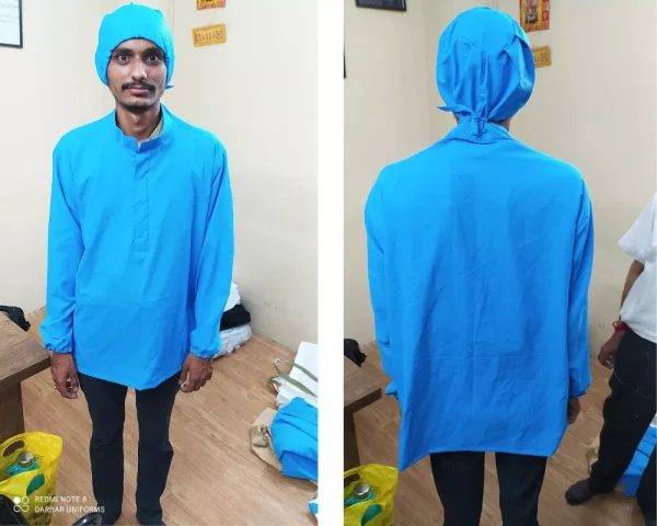 Kurta Apron for a Pharmaceutical Worker - Darbar Uniforms & Workwear